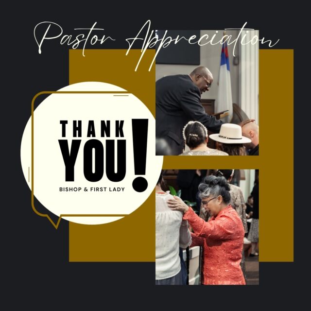 Thank You Pastor And First Lady